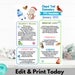 January Newsletter Editable Flyer Template, Winter School Newsletter ...