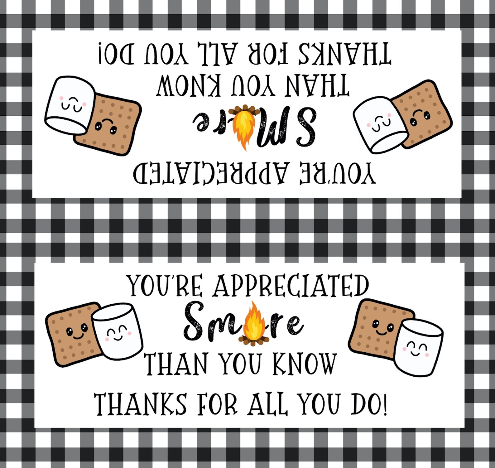 S'more Gift Tag You're Appreciated S'more Than You - Etsy