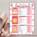 Girl Chore Chart Chore Chart Ballerina Printable Kids Daily Weekly ...