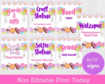 Sweet One Candy Theme - Etsy