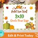 Editable Fall Party Signs Fall Festival Sign Pumpkin Party Signs Fall ...
