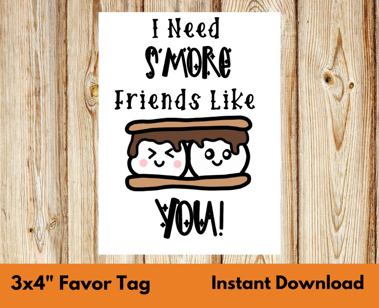 S'more Friends Like You Gift Tags Best Friends Gift Tags | Etsy