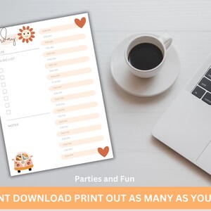 Groovy Editable Weekly Planner Checklist Printable Weekly to Do List ...