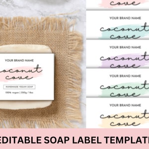 Minimalistic Soap Label Template Soap Product Label Minimalistic Bar ...