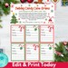 Christmas Candy Cane Gram Flyer, Holiday Candy Gram Fundraiser, Santa ...