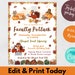 Thanksgiving Faculty Potluck Invitation, Potluck Sign up Sheet Fall ...