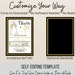 Editable Class Reunion Invitation Template Any Year College - Etsy