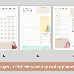 2024 Girl Boss Planner That Girl Printable Boss Babe Lady Small ...