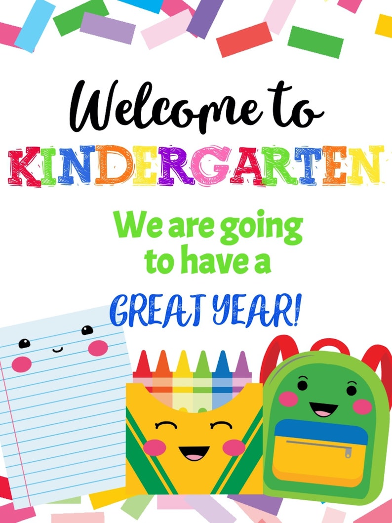 Back to School Gift Tags Printable Kindergarten Gift Tag - Etsy