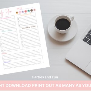 Editable to Do List Template Bundle Daily Weekly to Do List Planner ...