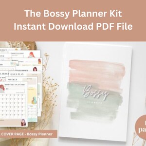 2024 Girl Boss Planner That Girl Printable Boss Babe Lady Small ...