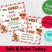Holiday dough Treat Bags & Toppers Christmas Gift Tags Christmas Treat ...