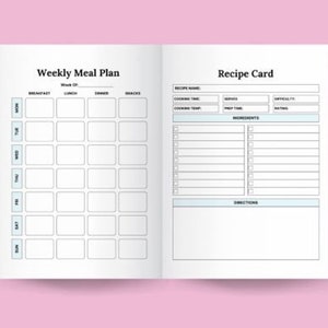 Editable Food Journal Printable Digital Food Diary Daily Food Journal ...