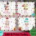 Holiday dough Treat Bags & Toppers Christmas Gift Tags Christmas Treat ...