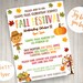 Family Movie Night Editable Flyer Fall Event PTA PTO Fundraiser Flyer ...