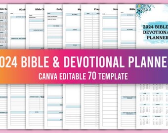 Devotional Journal Printable Bible Study Planner Prayer Journal ...