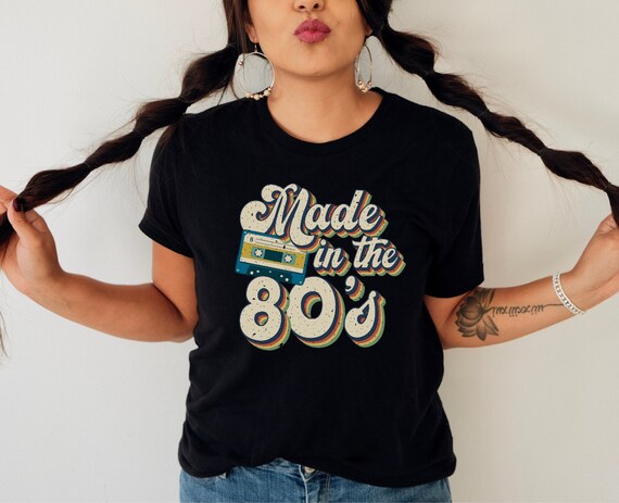80's Shirt 1980 Retro Shirt Made in the 80's Retro Old Funny Day Shirt ...
