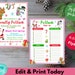 Cute Cats Editable to Do List Template Bundle Cat Lover Daily Weekly to ...