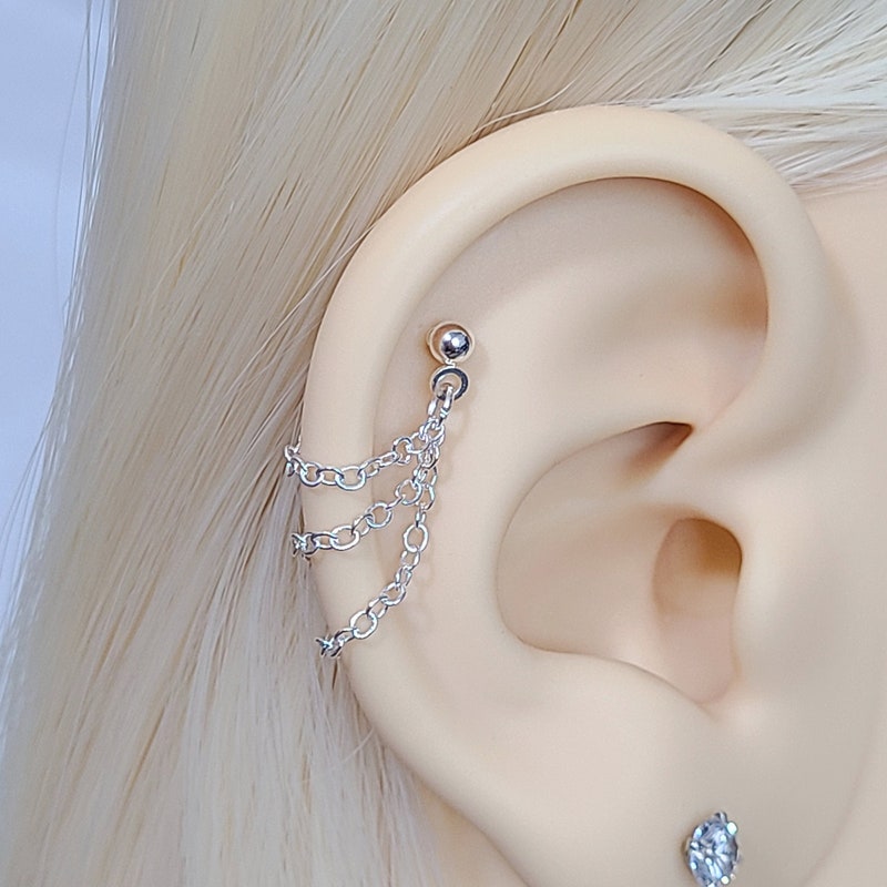 Cartilage Earring - Etsy