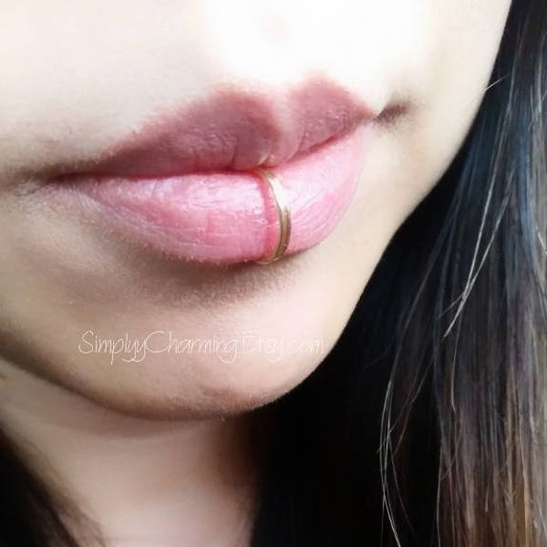 Fake Lip Ring - Etsy