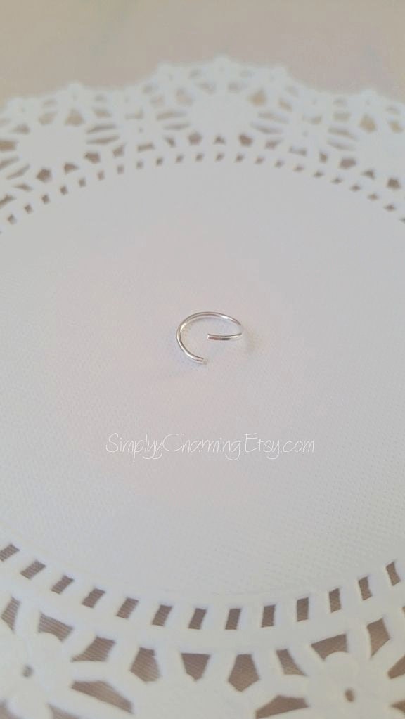 Angel Wing Cartilage Hoop Earring Helix Hoop Conch Dangle - Etsy