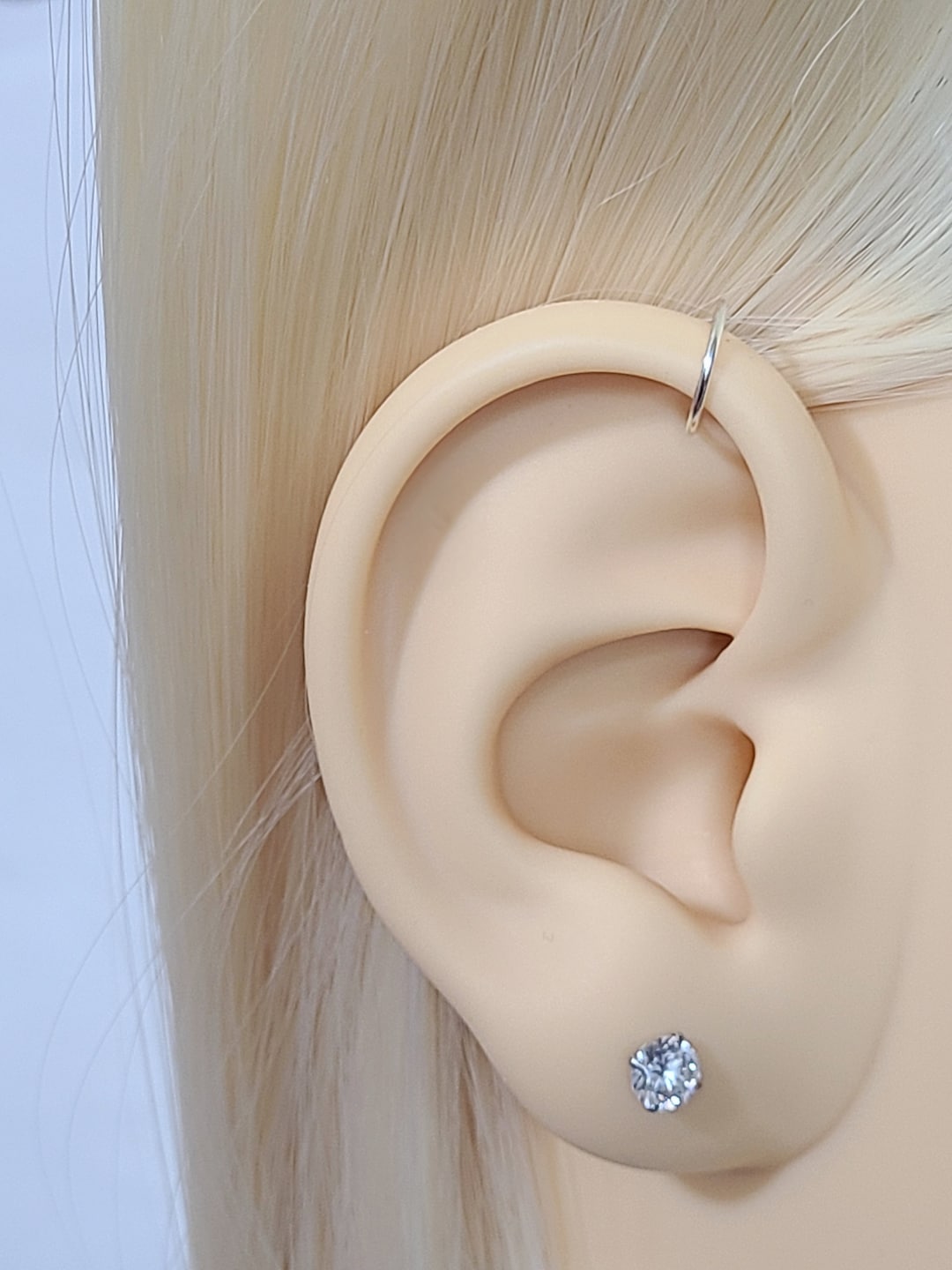 Helix Hoop Cartilage Earring Seamless Hoop Forward Helix Cartilage ...