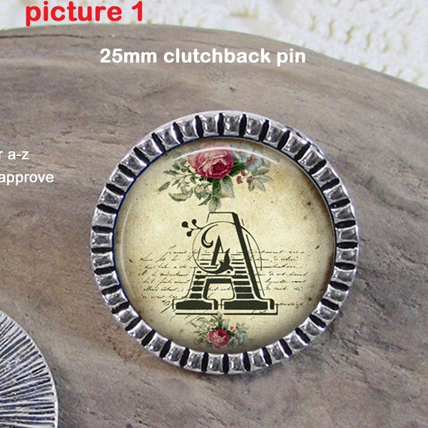 Monogrammed Pin - Etsy