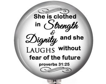 Bible Verse Badge Reel - Etsy