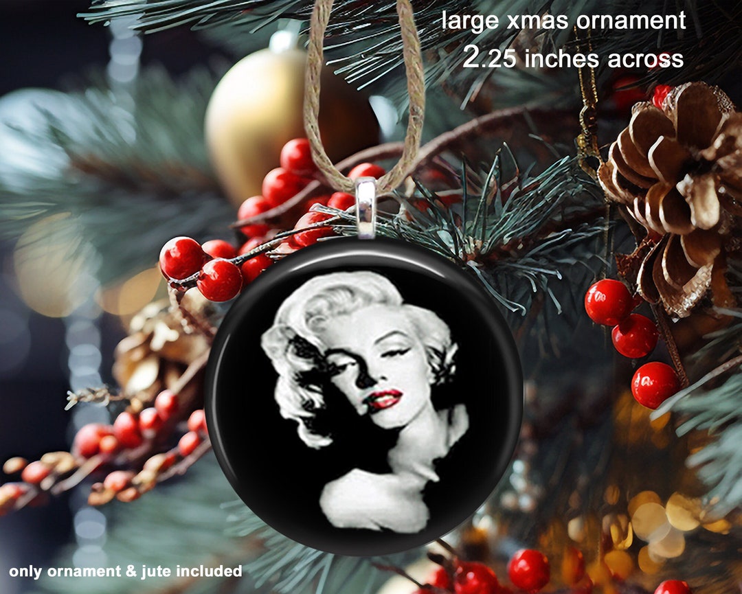 Marilyn Monroe Christmas Tree Ornament Blonde Bombshell Holiday ...
