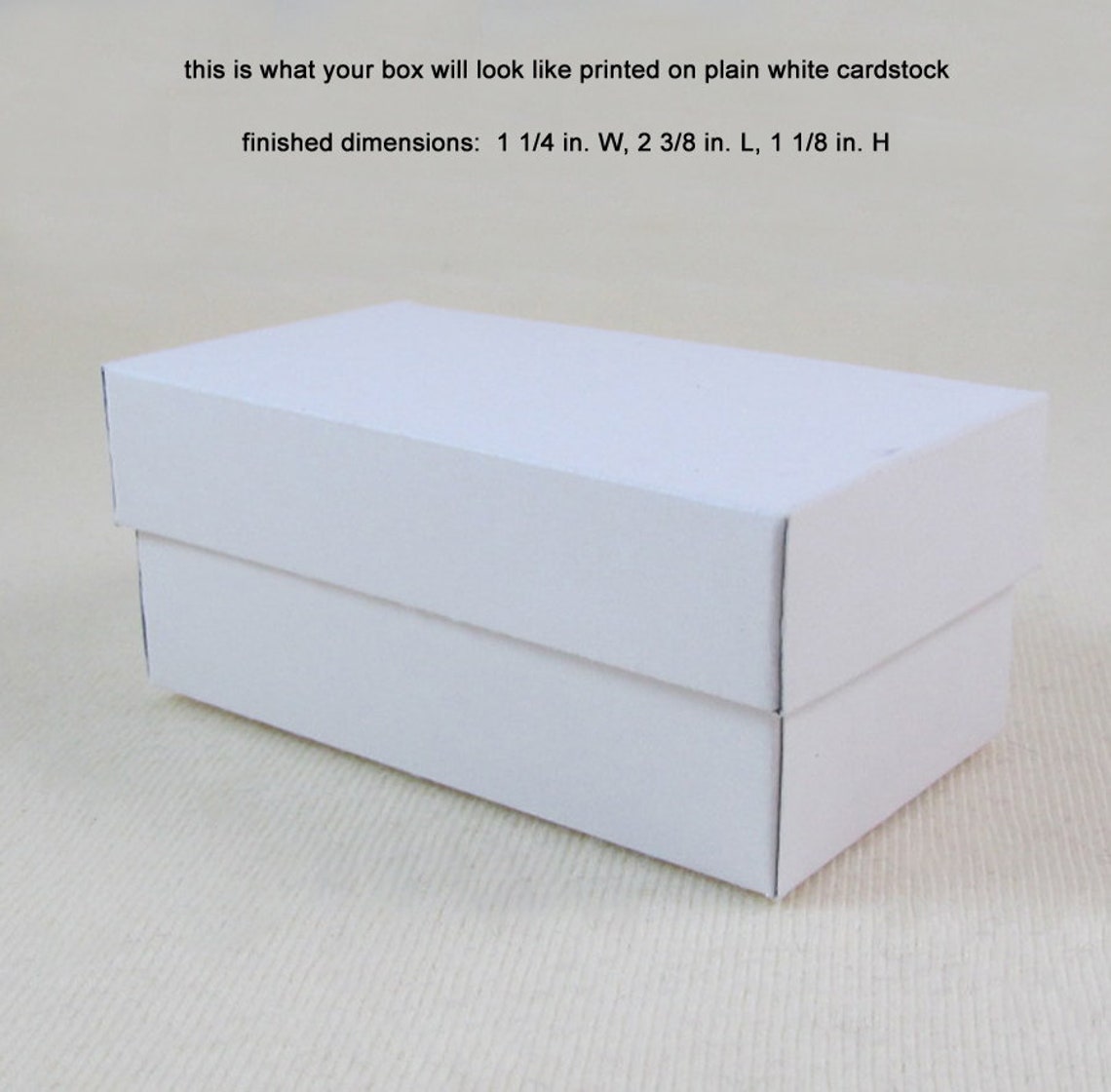 Small Favor Box Template Gift Box Product Box Shipping - Etsy
