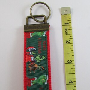 Stylish Grinch Mini Key Fob Key Chain Cute Design Key Holder | Etsy