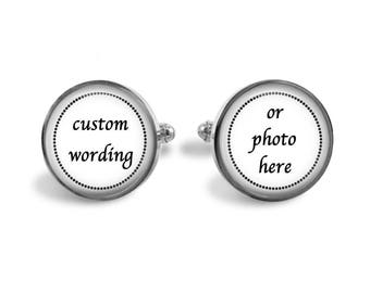 Custom cufflinks | Etsy