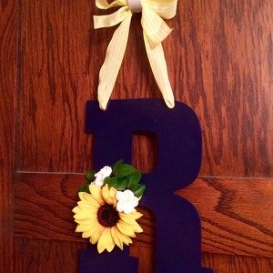 Front Door Sign Door Hanger Monogrammed Gifts Decorative | Etsy