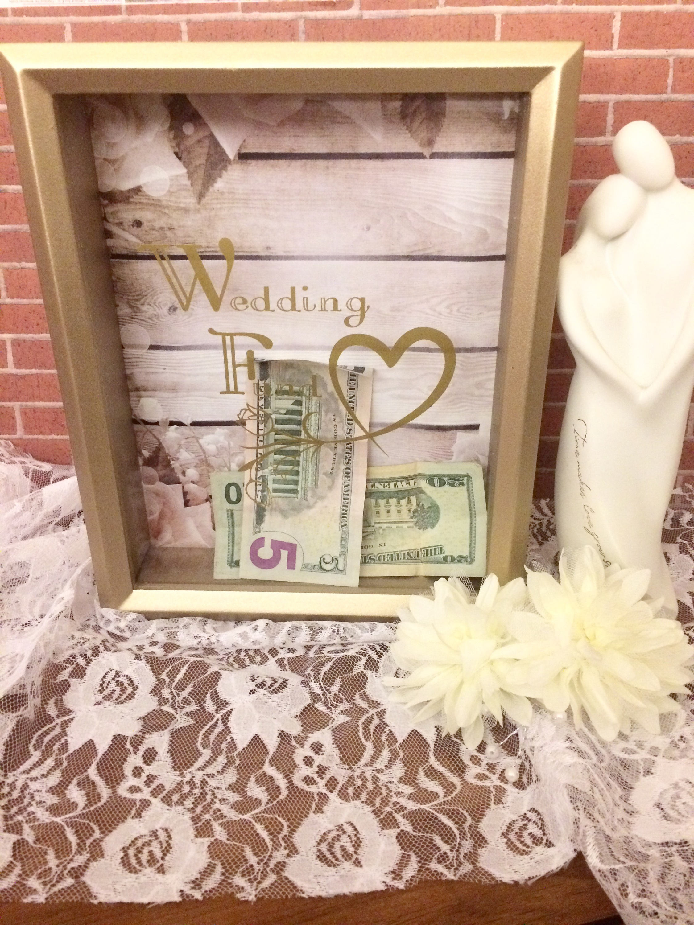 Wedding Fund Engagement Gift Wedding Money Box Bridal | Etsy