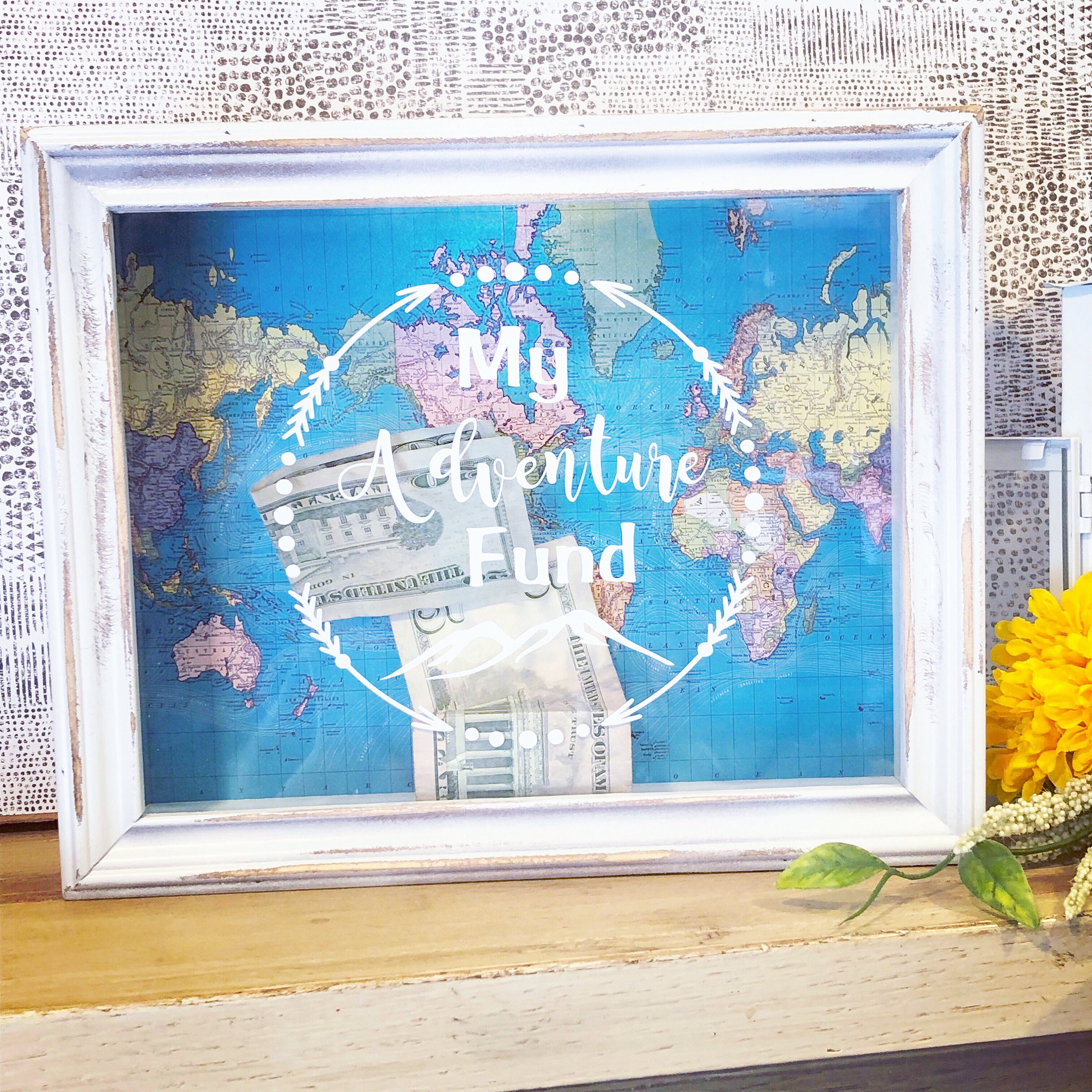 My Adventure Fund Money Box Shadow Box Bank Money Bank | Etsy