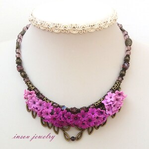 Violet Jewelry, Flower Jewelry, Handmade Jewelry, Violet Lavender ...