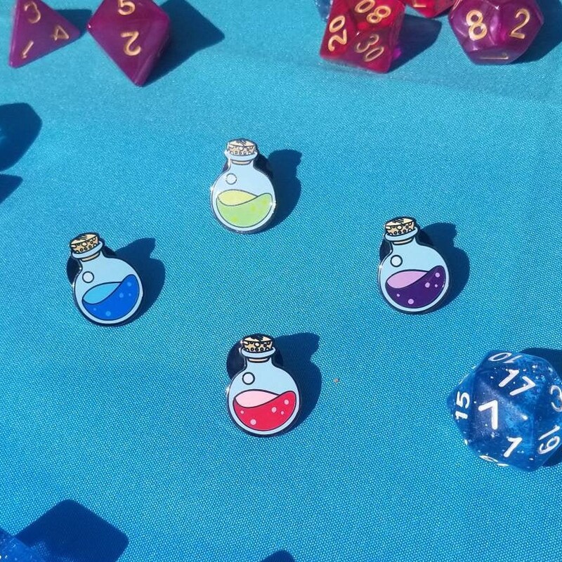 Dnd Enamel Pin - Etsy