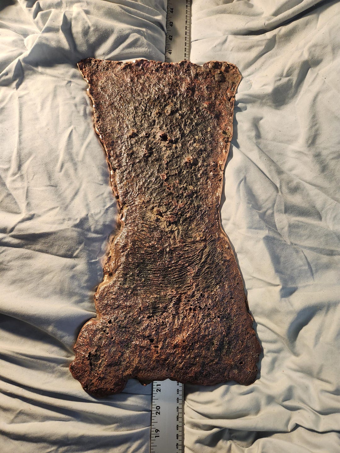 22 Pound Hand Poured Copper Oxhide Ingot: Bronze Age Trade Talent ...