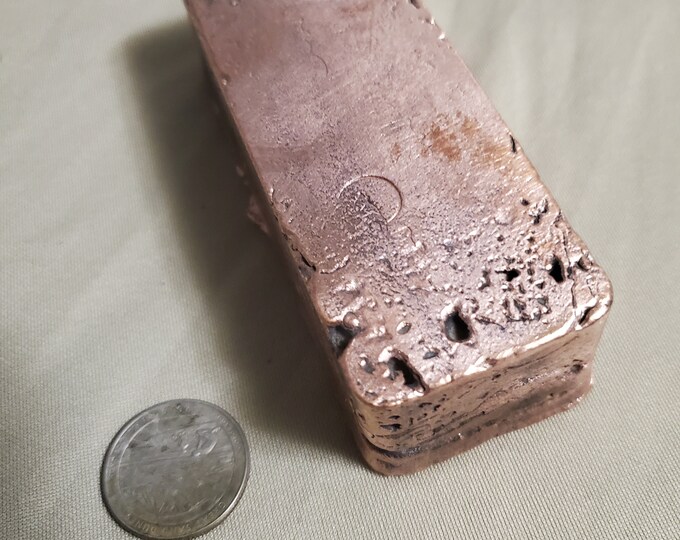 Tin Bronze Ingot 2.52 Lbs 1.142kg Bar 40.29oz 1142g 97% Copper and Tin ...