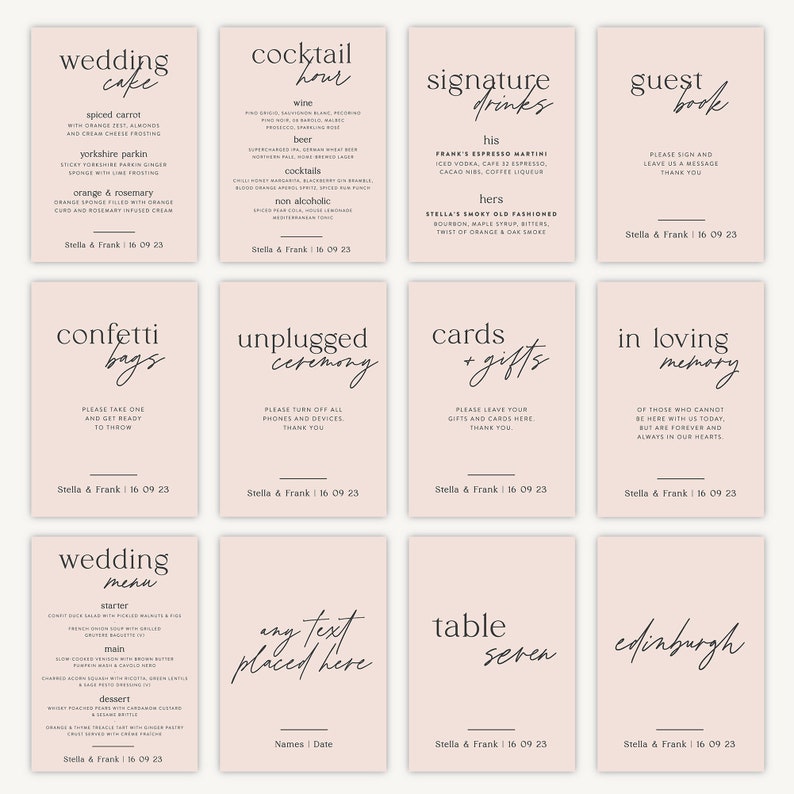 Confetti Sign - Wedding Confetti Sign - Confetti Table Sign - Wedding ...