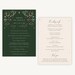 Modern Script Wedding Order of Service Sheet - Etsy