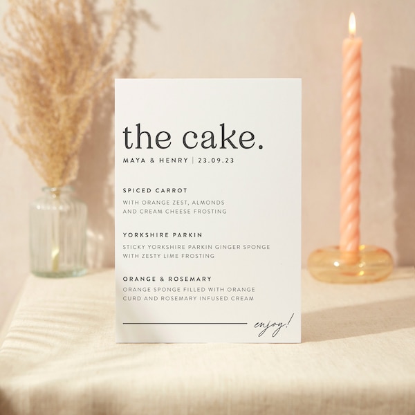 Wedding Cake Sign - Etsy