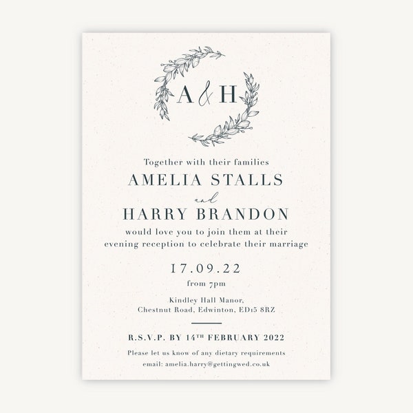 Evening Invite - Etsy UK