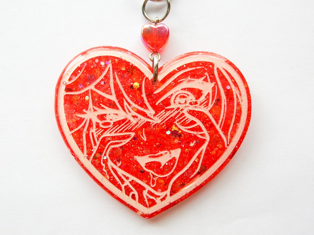 Red Ahegao Keychainlarge Anime, Weeb, Gift, for Her, for Him, for Them ...