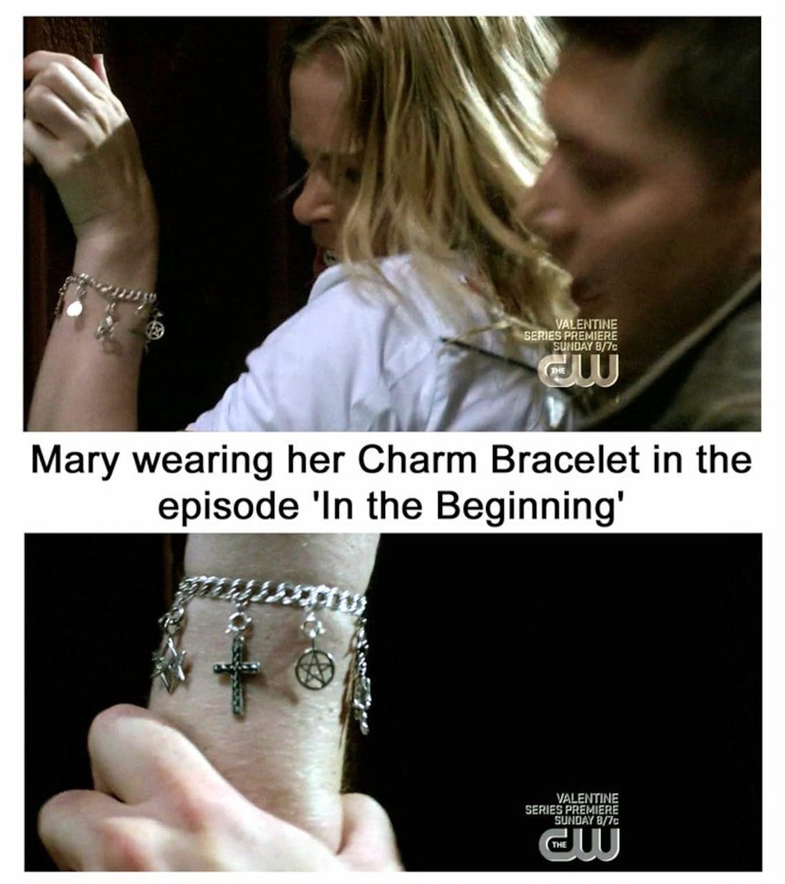 SUPERNATURAL Mary Winchester Protection Charm Bracelet Demon | Etsy