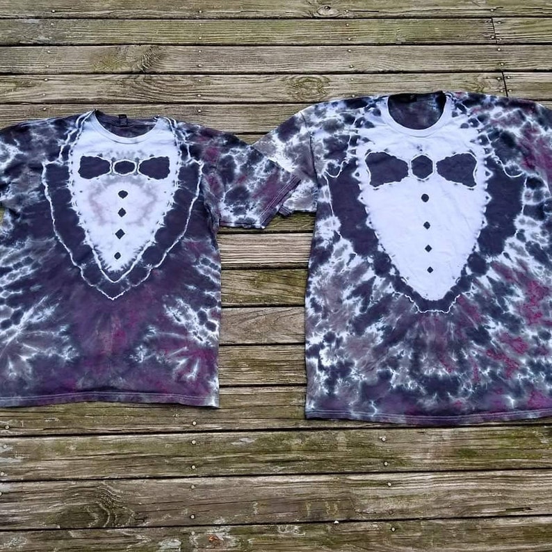 Custom Tuxedo Tie Dye - Unisex Mens - Short Sleeve - Long Sleeve - Size ...