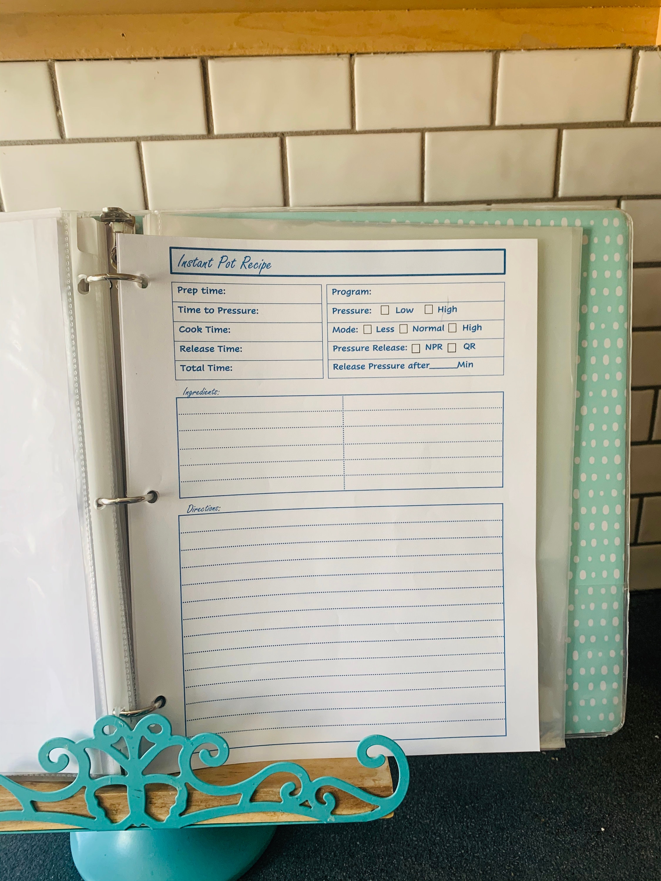 Instant Pot Recipe Card Bundle - Etsy