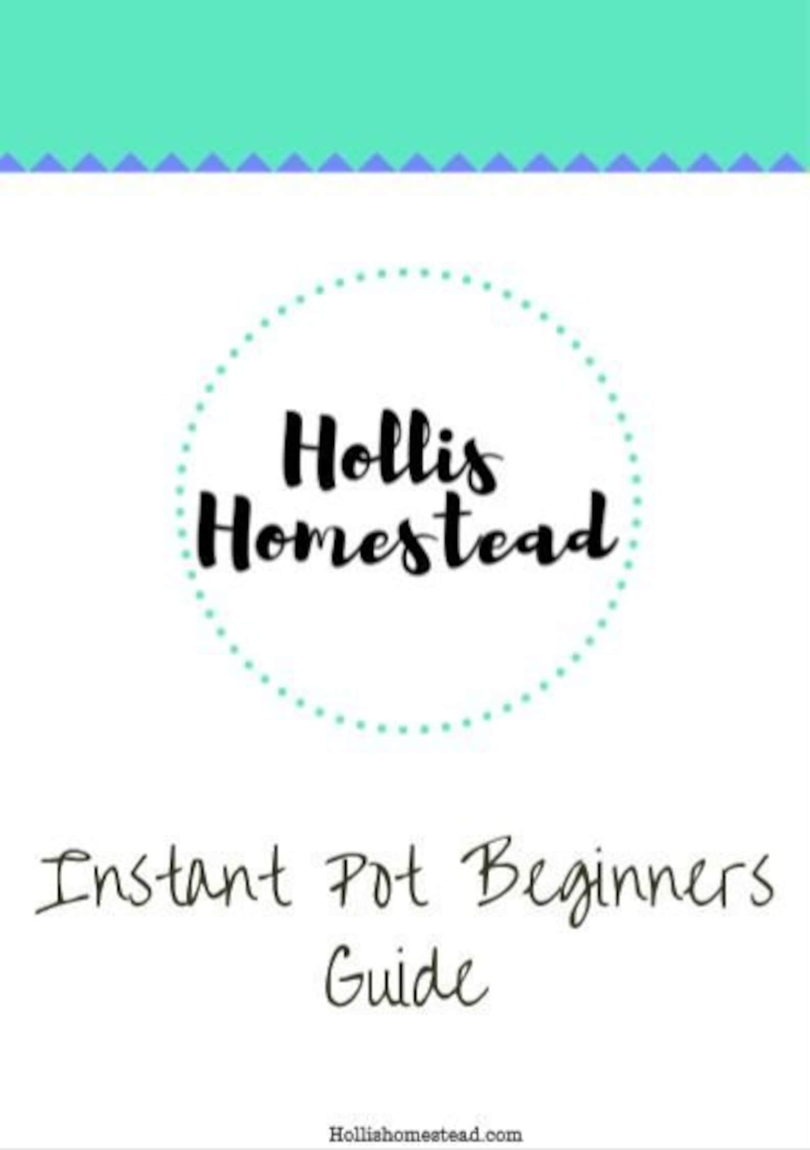 Printable Instant Pot Beginners Guide (24 Page) Recipes, Time Chart ...