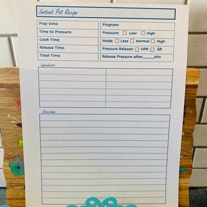 Instant Pot Recipe Card Bundle - Etsy