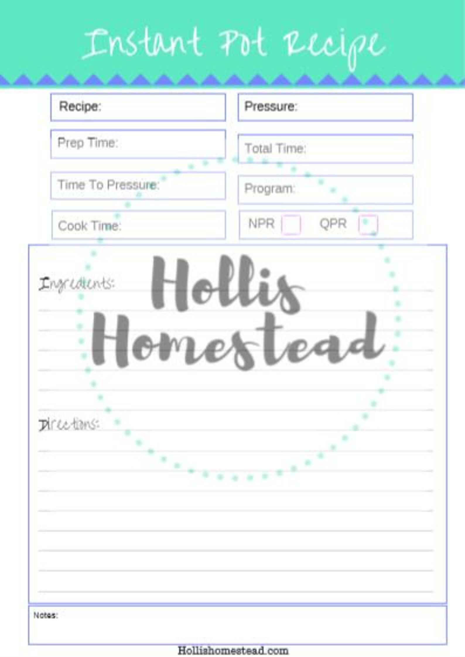 Printable Instant Pot Beginners Guide (24 Page) Recipes, Time Chart ...